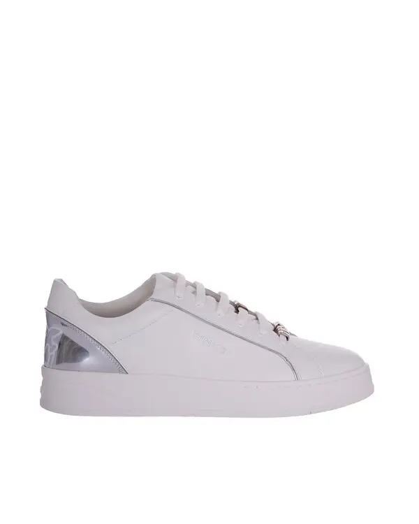 Pinko Low-top Platform Sneakers With Metallic Trim