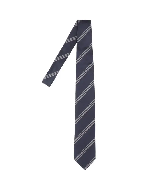 LARDINI Diagonal Stripe Neck Tie