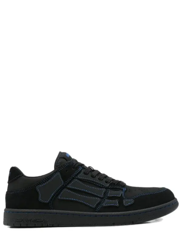 Amiri Suede Sneakers With Bone Appliqués