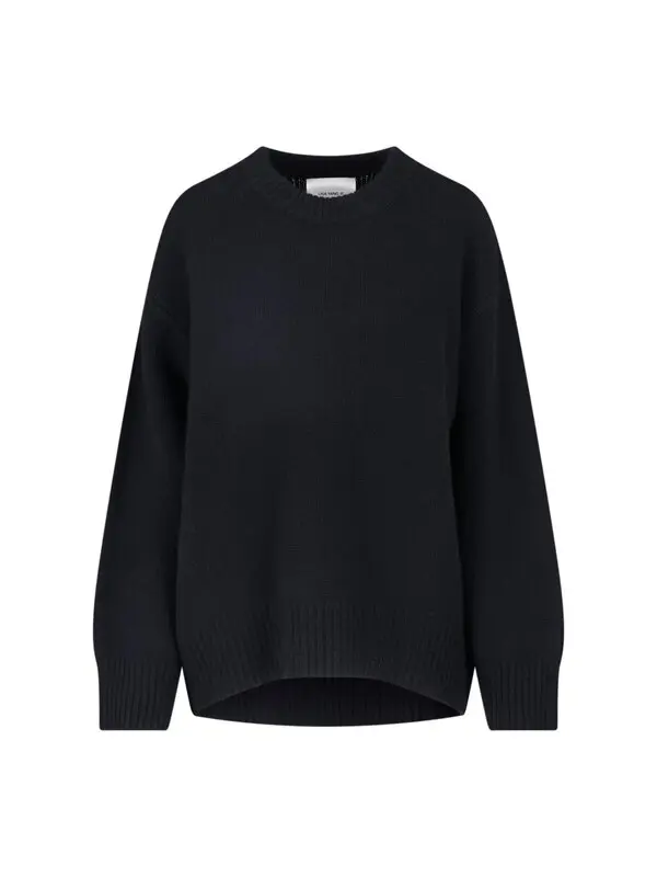 LISA YANG Oversized Knit Crewneck Sweater