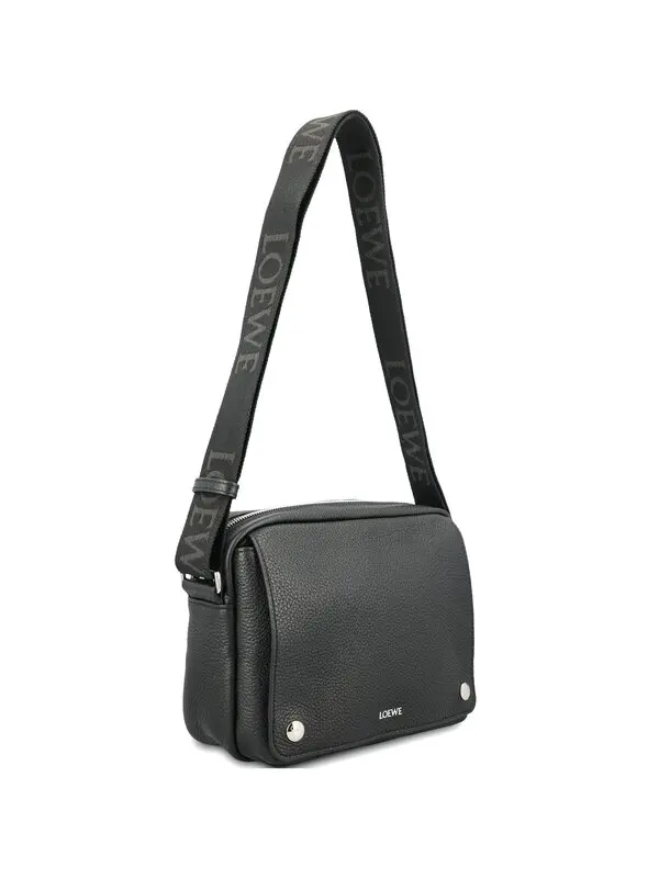 Loewe Pebble Messenger Medium Shoulder Bag For - Black