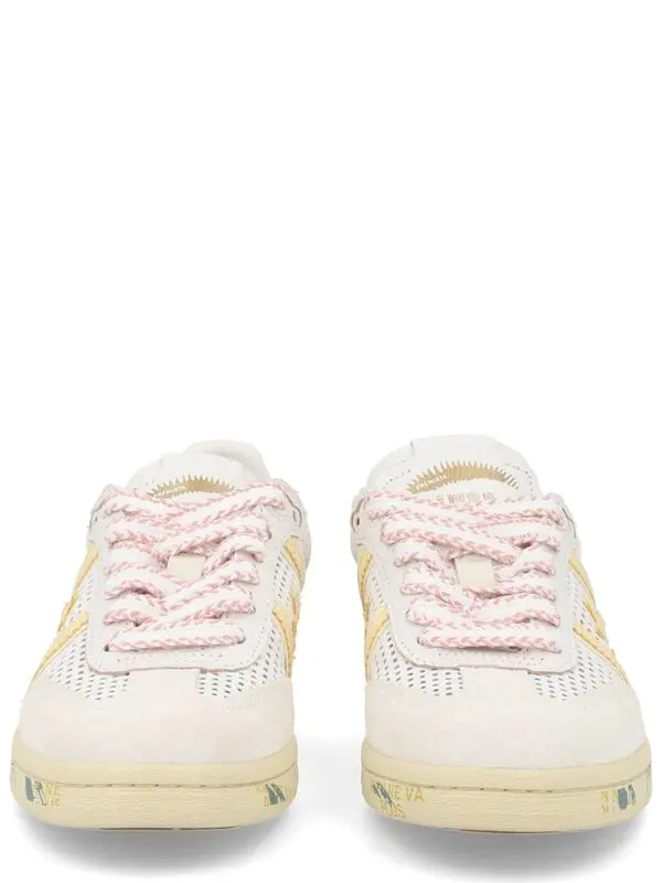 Premiata Low-top Lace-up Sneakers - White