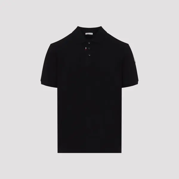 Moncler Short-sleeve Cotton Polo Shirt