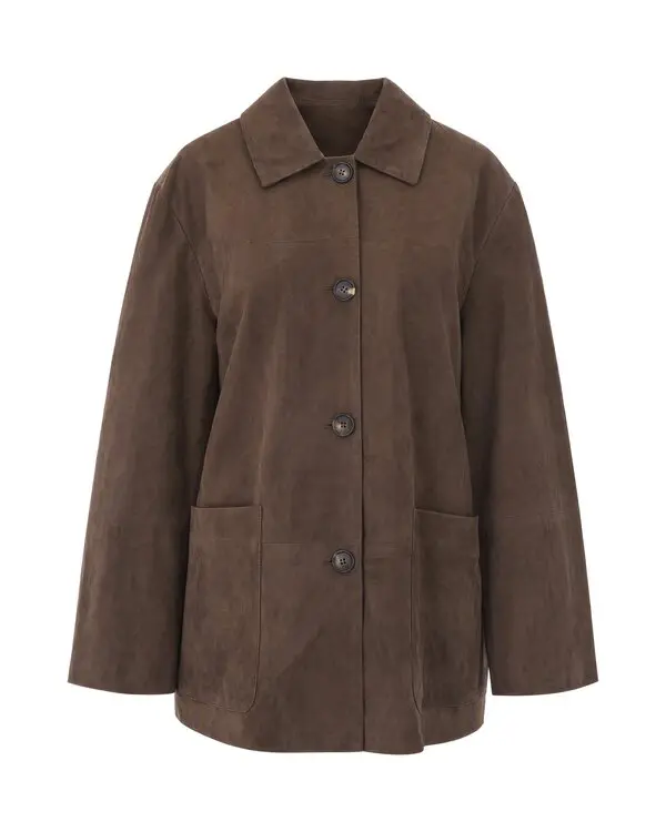 Max Mara Suede Shirt Jacket