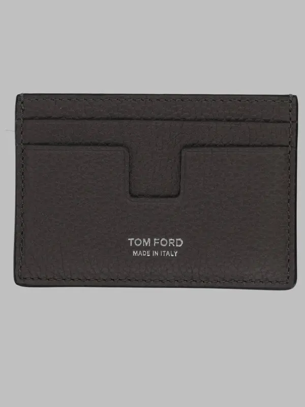 TOM FORD Leather Card Holder 7.5 Cm X 10 Cm