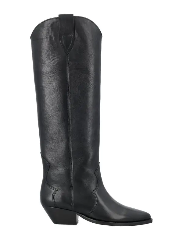Isabel Marant Étoile Knee-high Western Boots - Nero