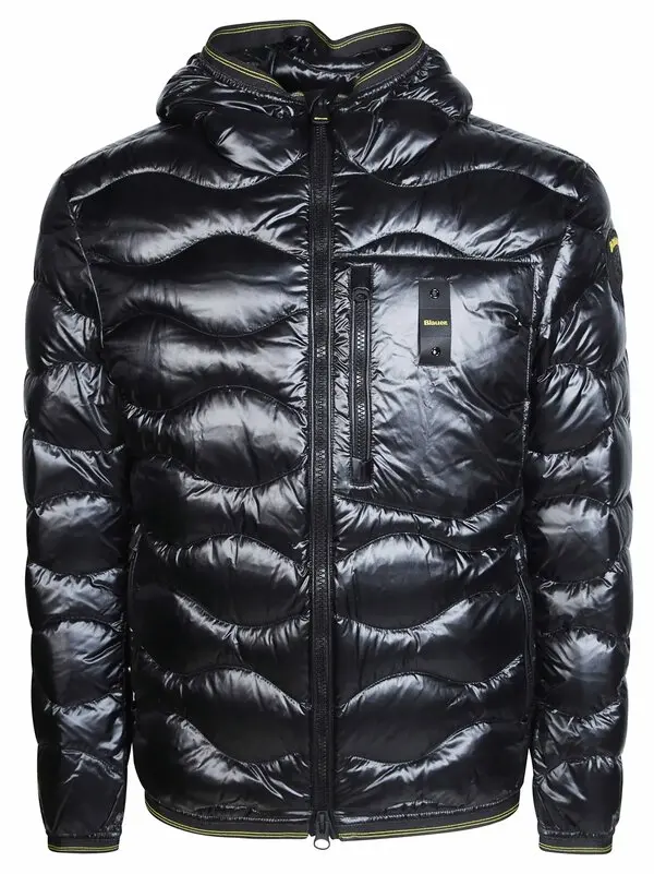 BLAUER. Wave Quilted Puffer Jacket