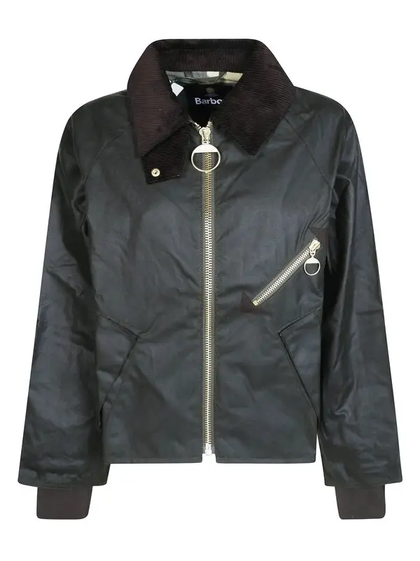 Barbour Arlene Waxed Jacket - Grigio
