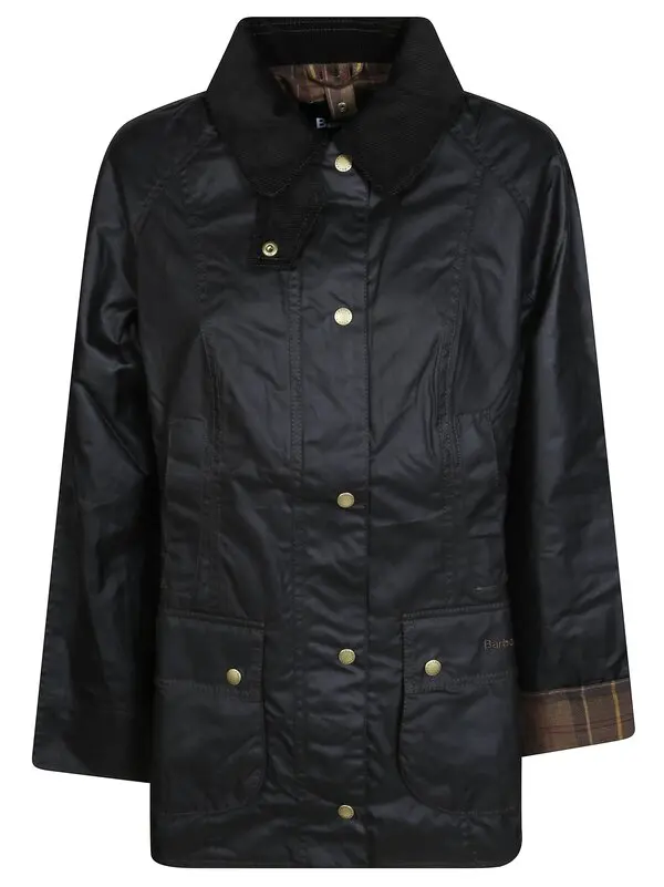 Barbour Beadnell Wax Jacket For - Nero