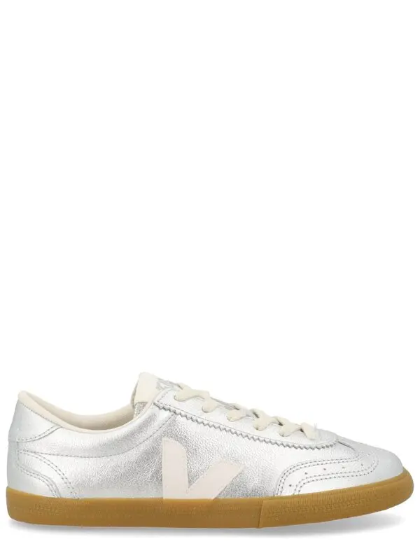 VEJA Low-top Leather Sneaker - Silver