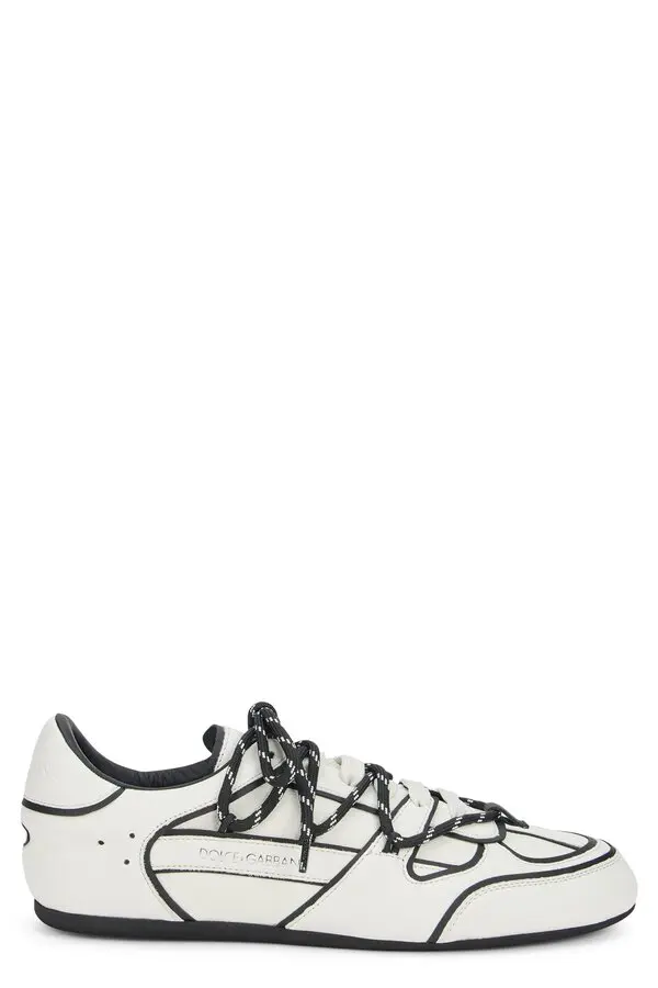 Dolce & Gabbana Contrast-detail Low-top Sneakers - White