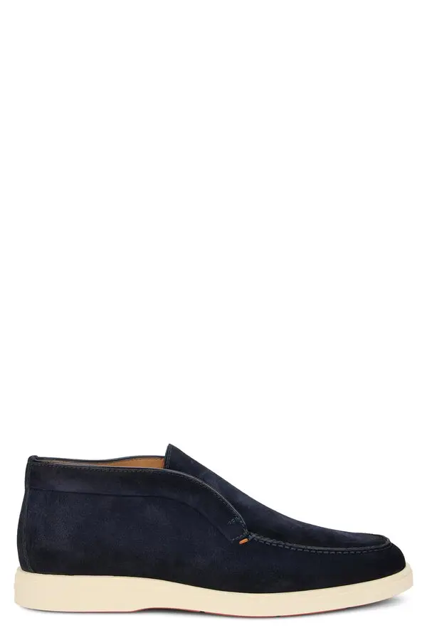 Santoni Suede Slip-on Shoes