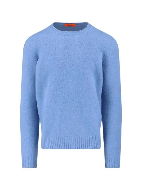 DRUMOHR Crewneck Wool Sweater - Blue