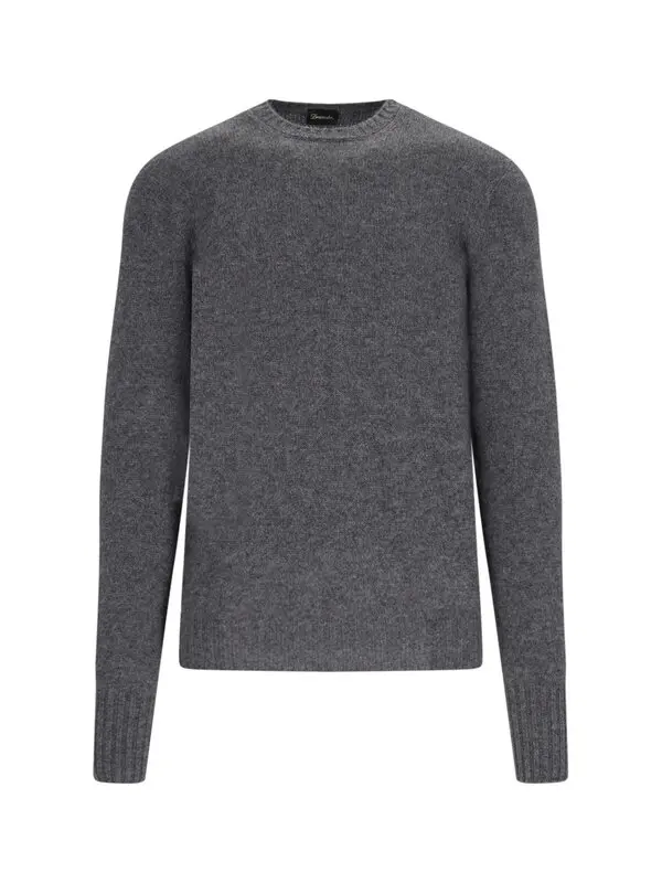 DRUMOHR Crewneck Wool Sweater - Grey