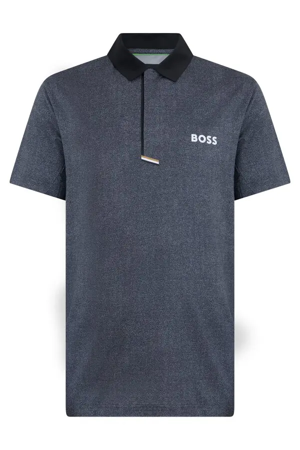 BOSS Soft Breathable Short-sleeve Polo With Discreet Chest Logo