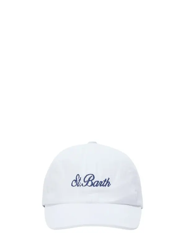 MC2 SAINT BARTH Embroidered Logo Baseball Cap - White