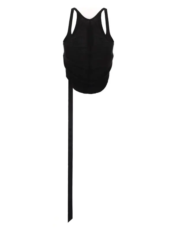 Rick Owens Asymmetrical Racerback Tank Top