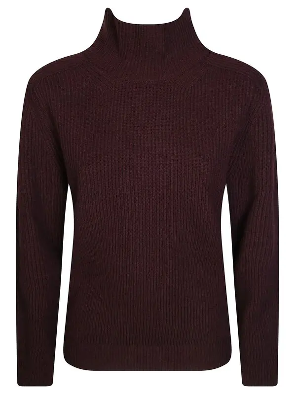DONDUP Regular-fit Ribbed Turtleneck Jumper