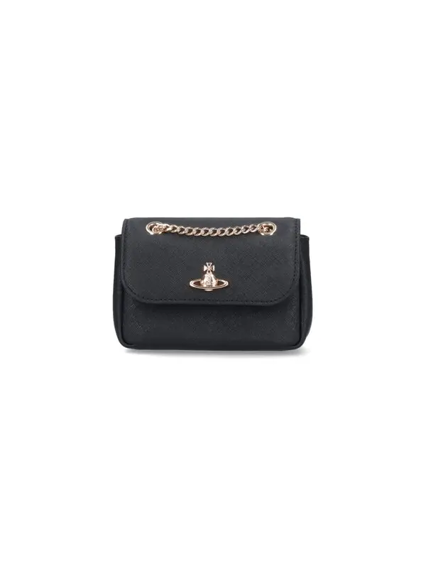 VIVIENNE WESTWOOD Mini Crossbody Bag With Chain Strap