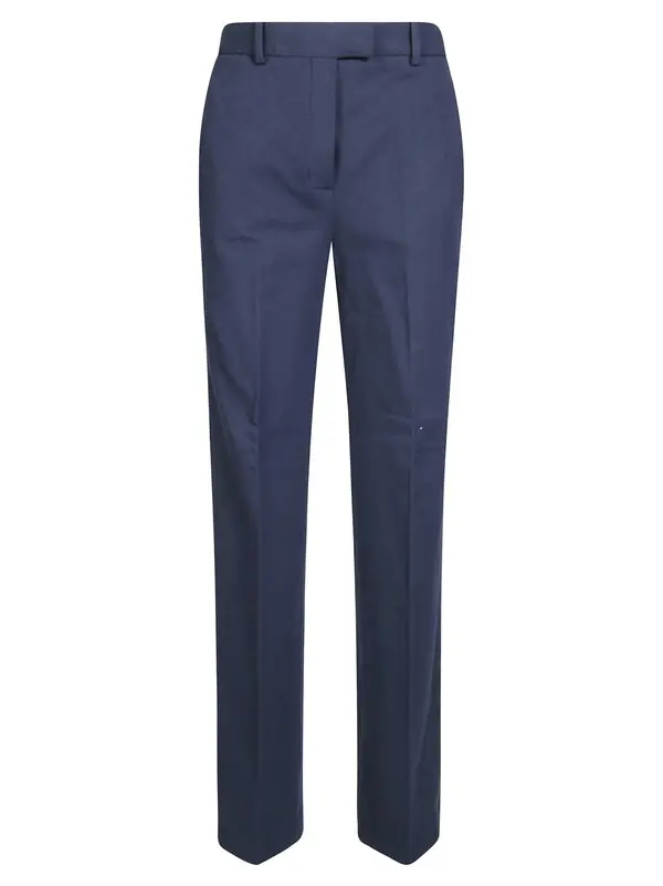 CIRCOLO 1901 Straight-leg Cotton Pants With Stretch - Beige