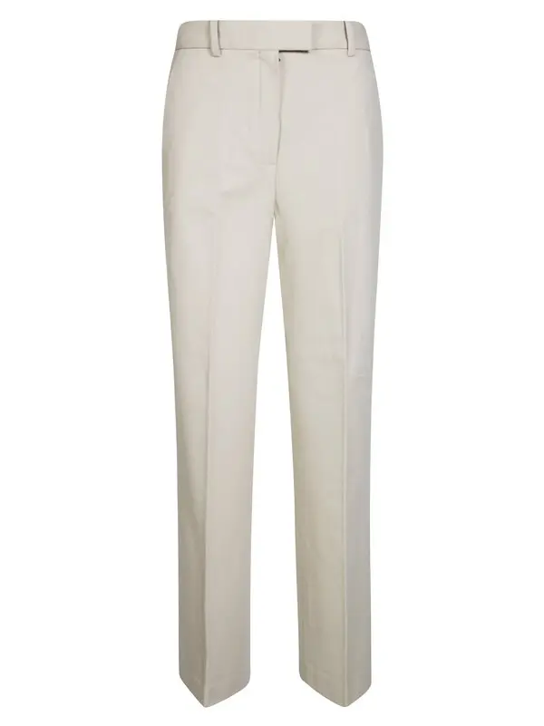 CIRCOLO 1901 Straight-leg Cotton-blend Pants - Marrone