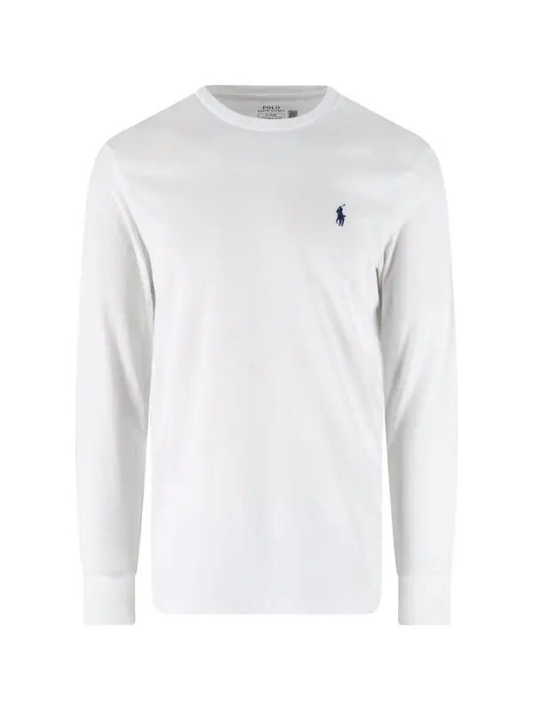 Polo Ralph Lauren Long-sleeve Crewneck T-shirt - White