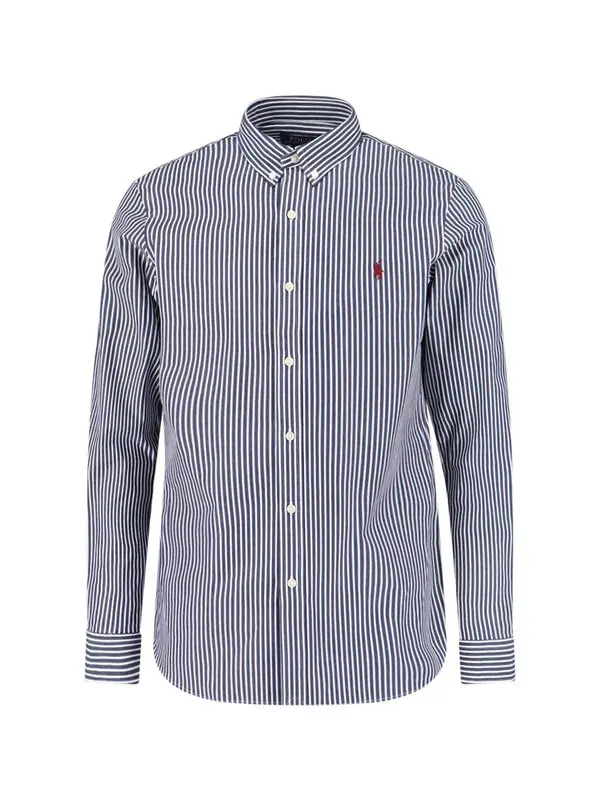 Polo Ralph Lauren Striped Button-down Shirt - Blue