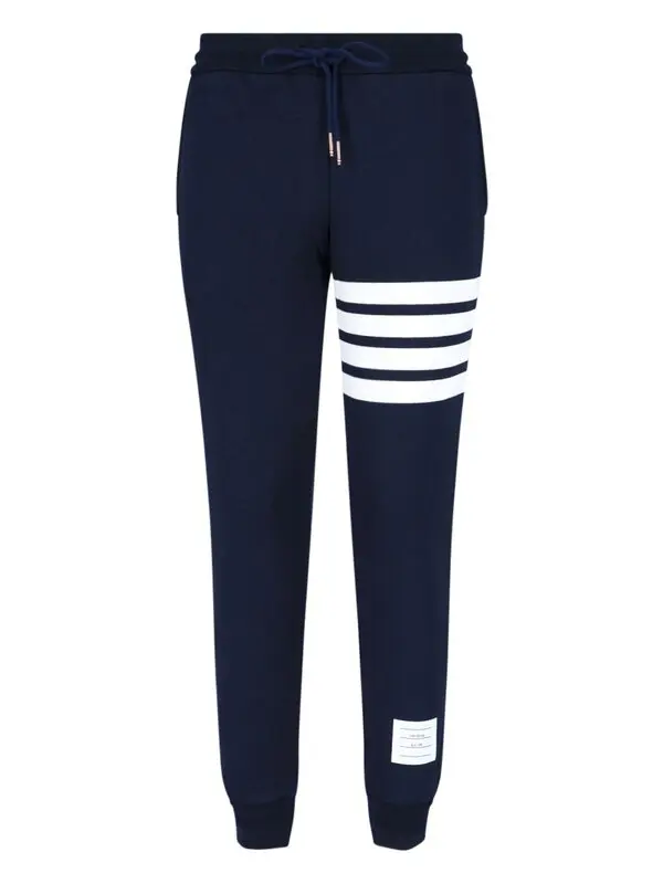 Thom Browne Striped Jogger Pants - Blue