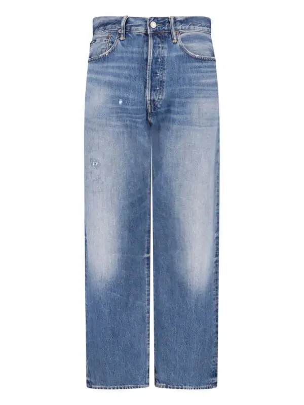 Polo Ralph Lauren Distressed Wide-leg Jeans