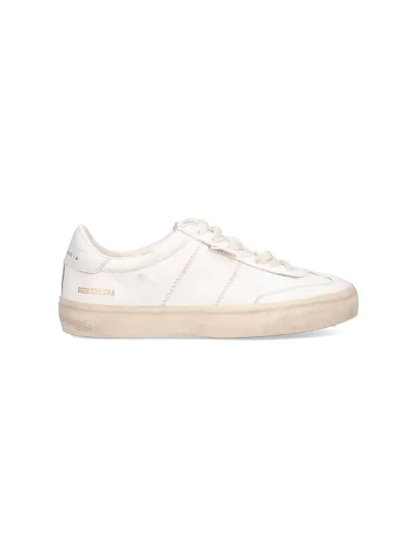 GOLDEN GOOSE Low-top Leather Sneakers - White