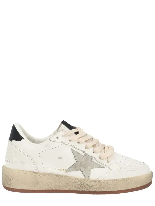 GOLDEN GOOSE Low-top Leather Sneakers - White