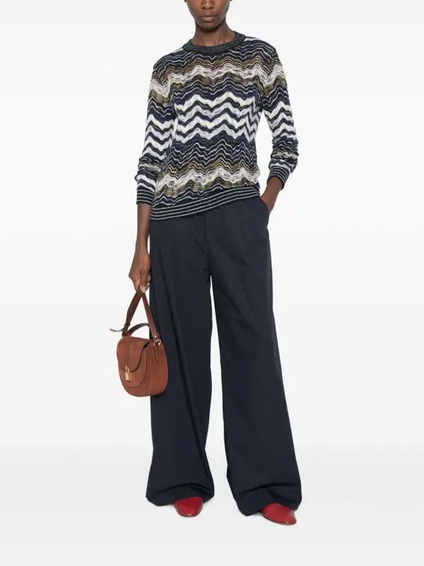 Missoni Zig Zag Motif Wool Sweater