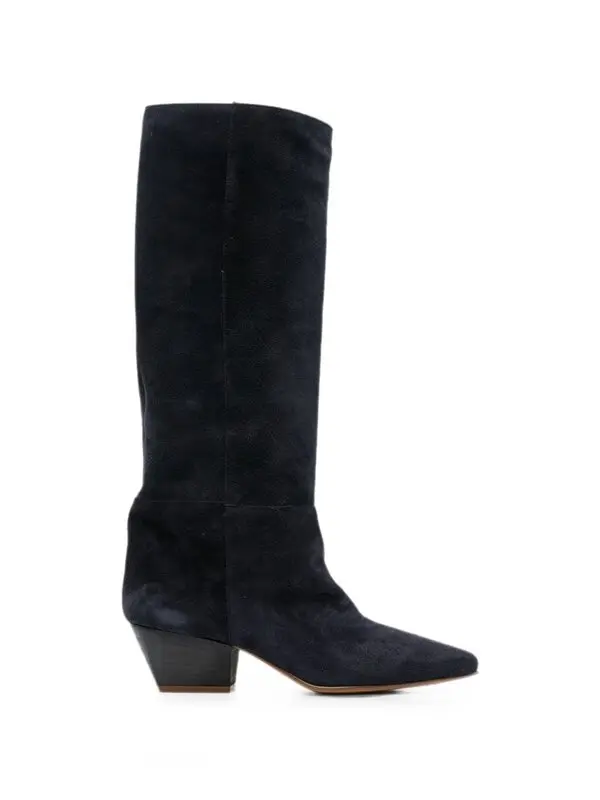 FORTE_FORTE Suede Leather High Heel Boots