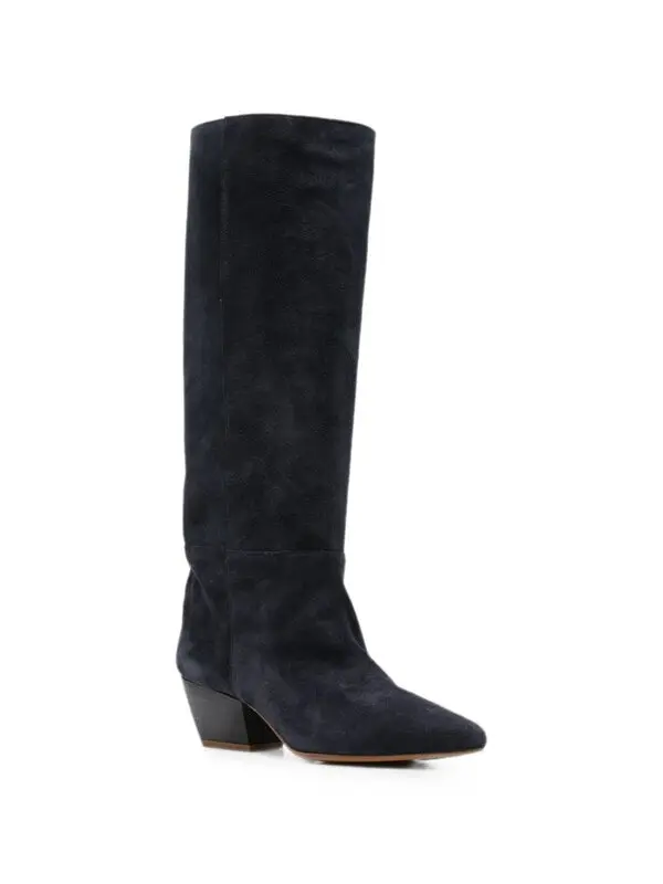 FORTE_FORTE Suede Leather High Heel Boots