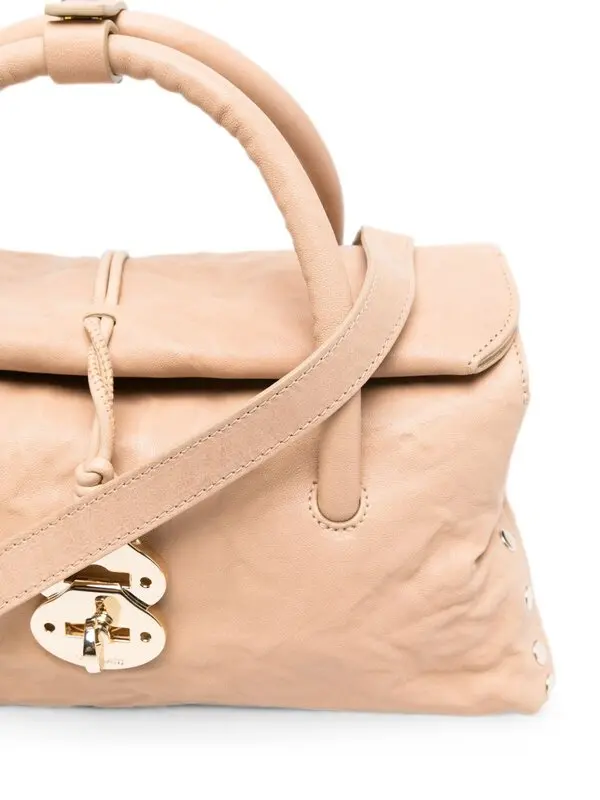 ZANELLATO Dotta Officina Small Leather Handbag - Beige