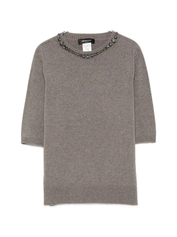 Fabiana Filippi Wool Crewneck Sweater