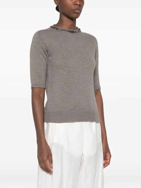 Fabiana Filippi Wool Crewneck Sweater