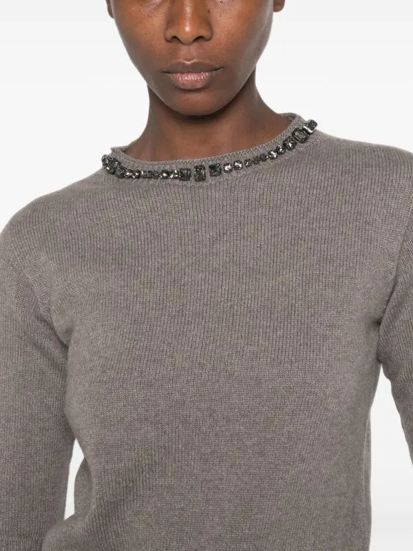 Fabiana Filippi Wool Crewneck Sweater