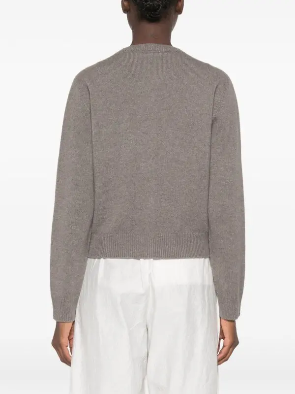 Fabiana Filippi Embellished Wool Cardigan - Brown