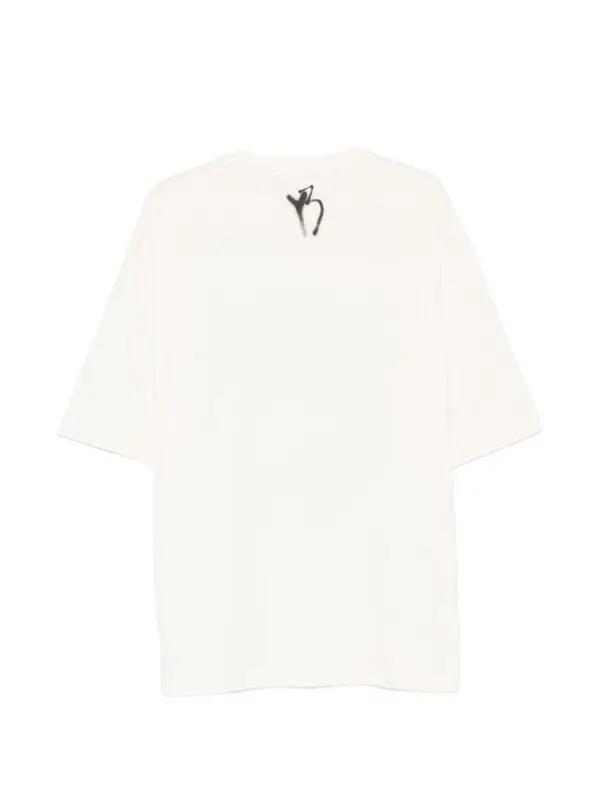 Y3 Printed Cotton T-shirt