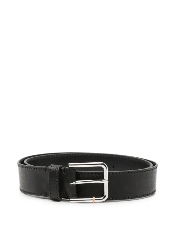 THE FRANKIE SHOP Toni Leather Belt - Black