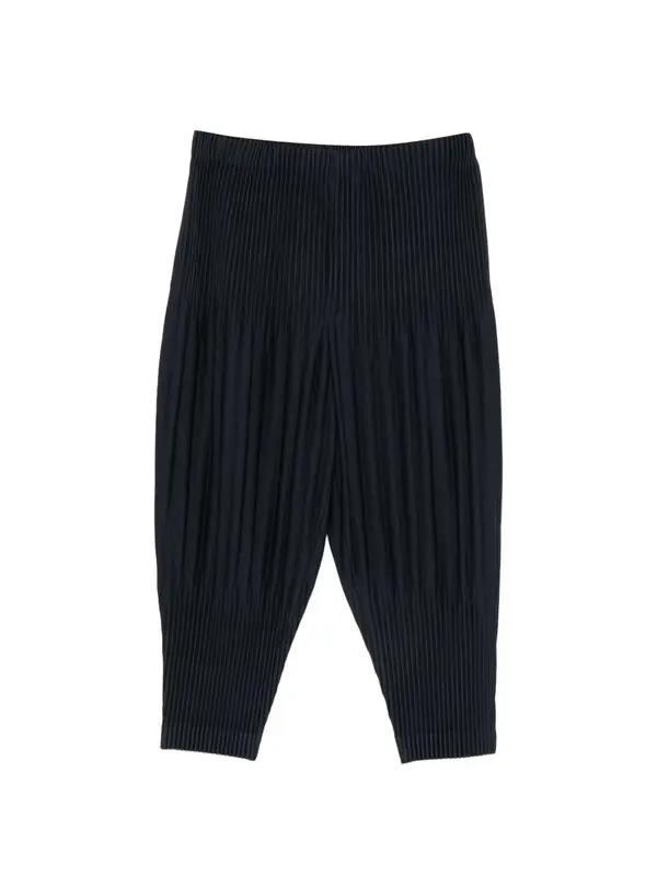 Issey Miyake Pleated Trousers - Blue