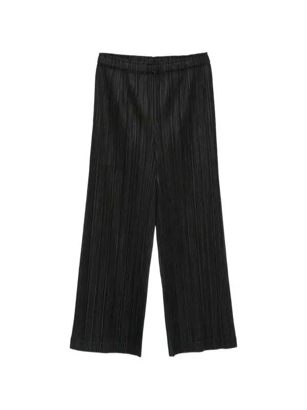 Issey Miyake Pleated Wide-leg Trousers