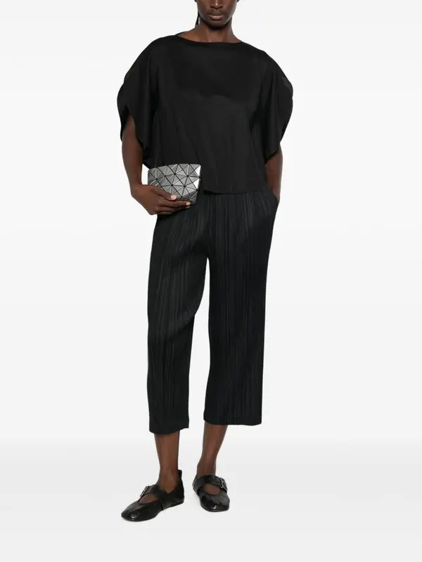 Issey Miyake Pleated Wide-leg Trousers