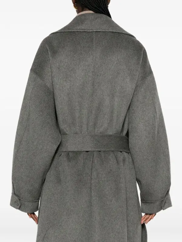 THE FRANKIE SHOP Issen Wool Blend Coat - Grey
