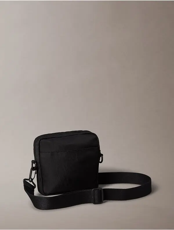 Calvin Klein Nylon Monologo Crossbody Bag