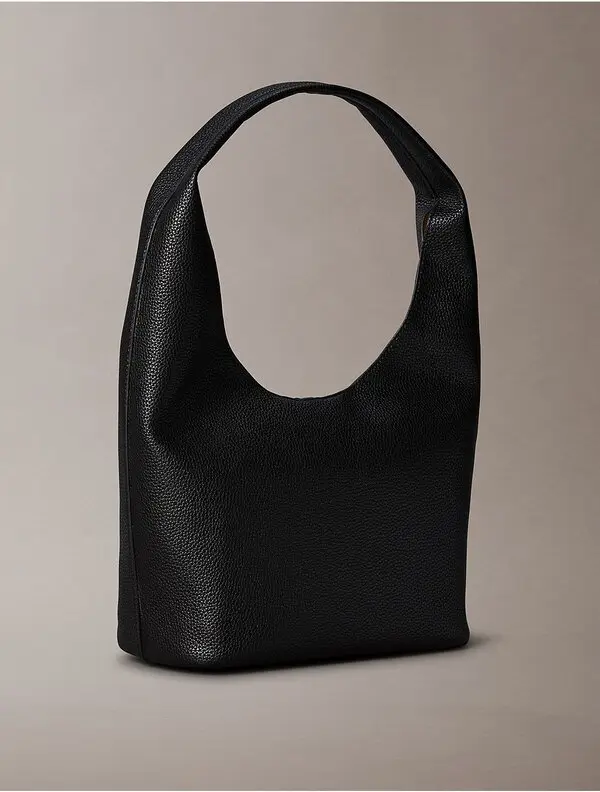 Calvin Klein Lock Medium Shoulder Bag - Black