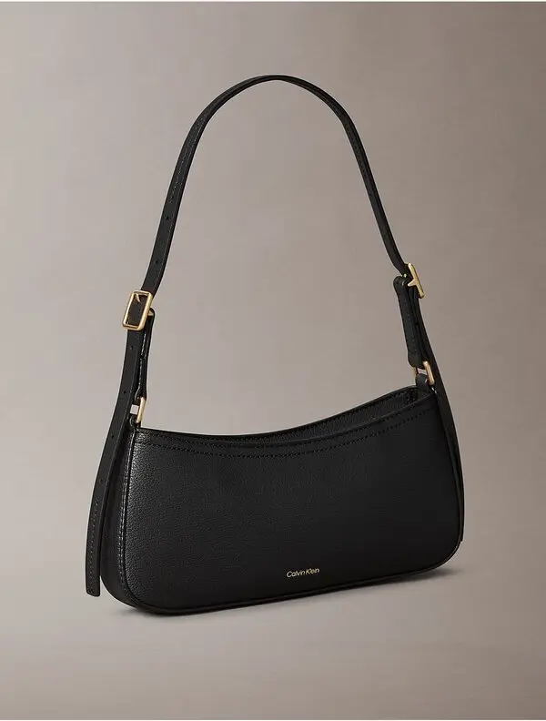 Calvin Klein Monogram Shoulder Bag - Black