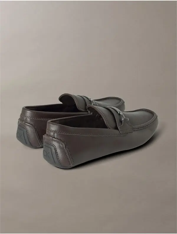 Calvin Klein Oimen Driving Loafer - Dark Brown