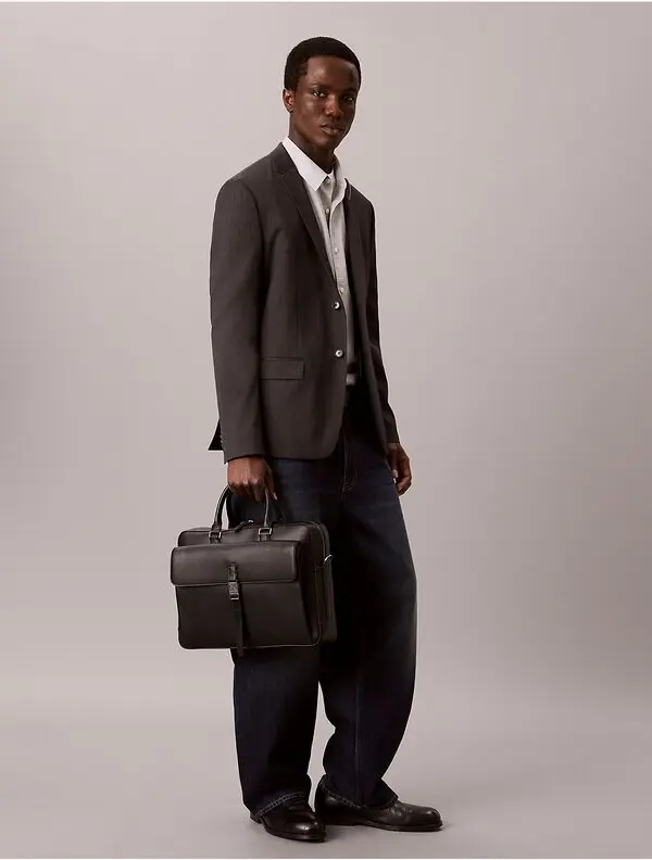 Calvin Klein Emblem Logo Commuter Bag